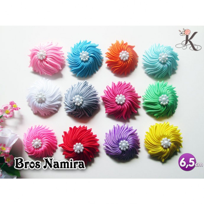 grosir bros etnik kain pita ubur bunga polos manik namira - Kreswanti